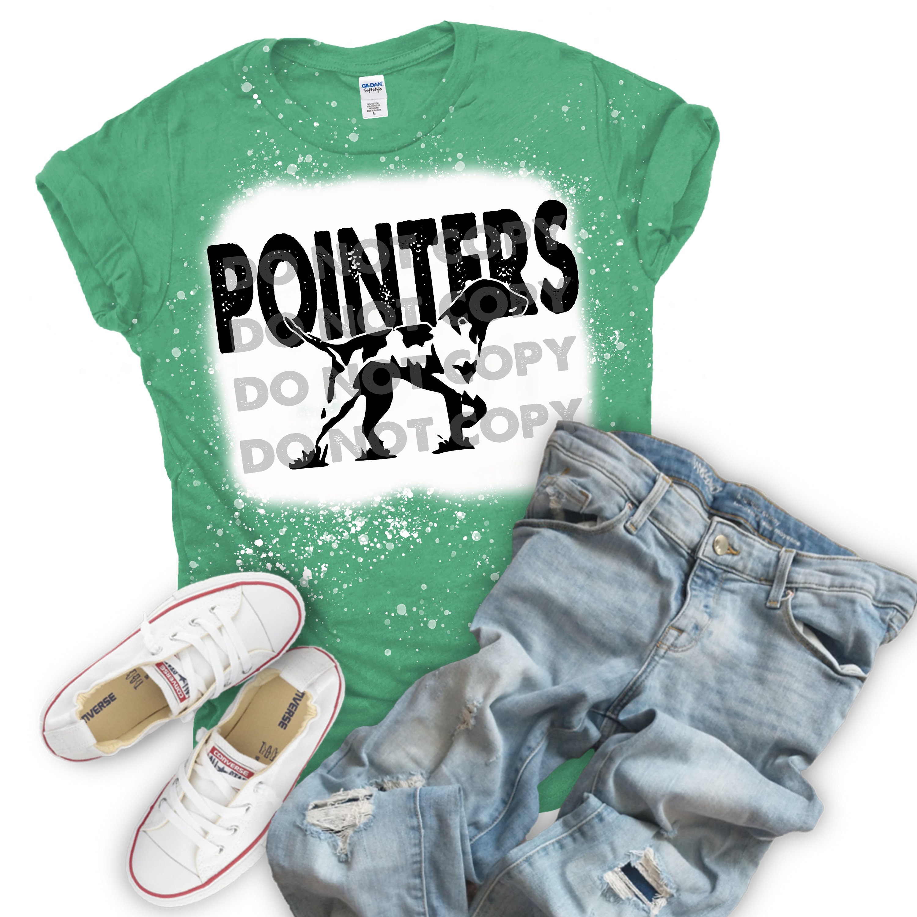 Distressed Van Buren Pointers PNG - Etsy