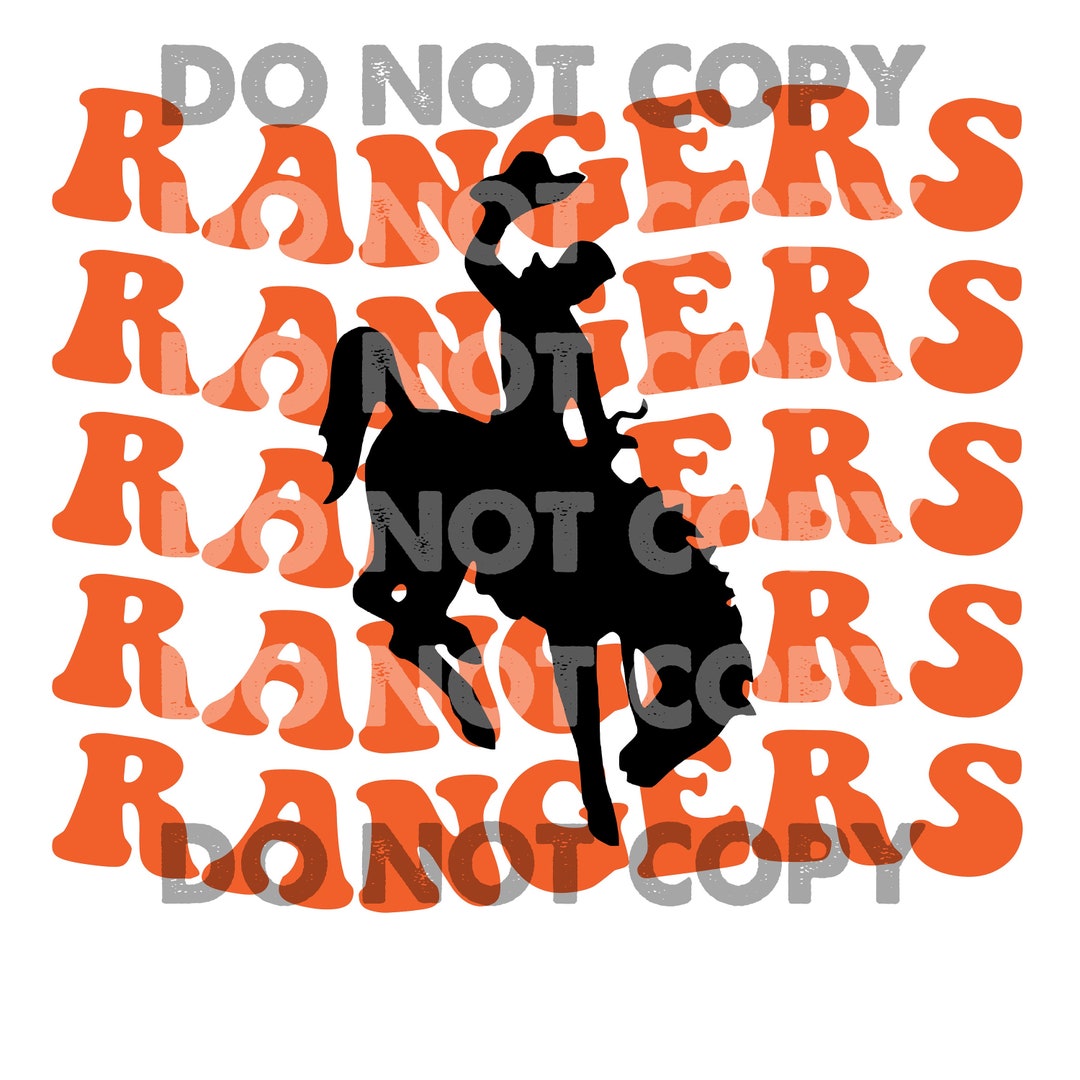 Retro Wavy Roland Rangers SVG & PNG - Etsy