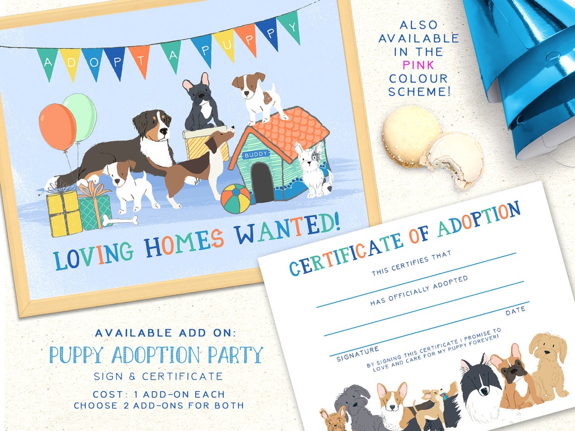 Puppy Party Printables, Puppy Invitation, Puppy Party Decorations ...