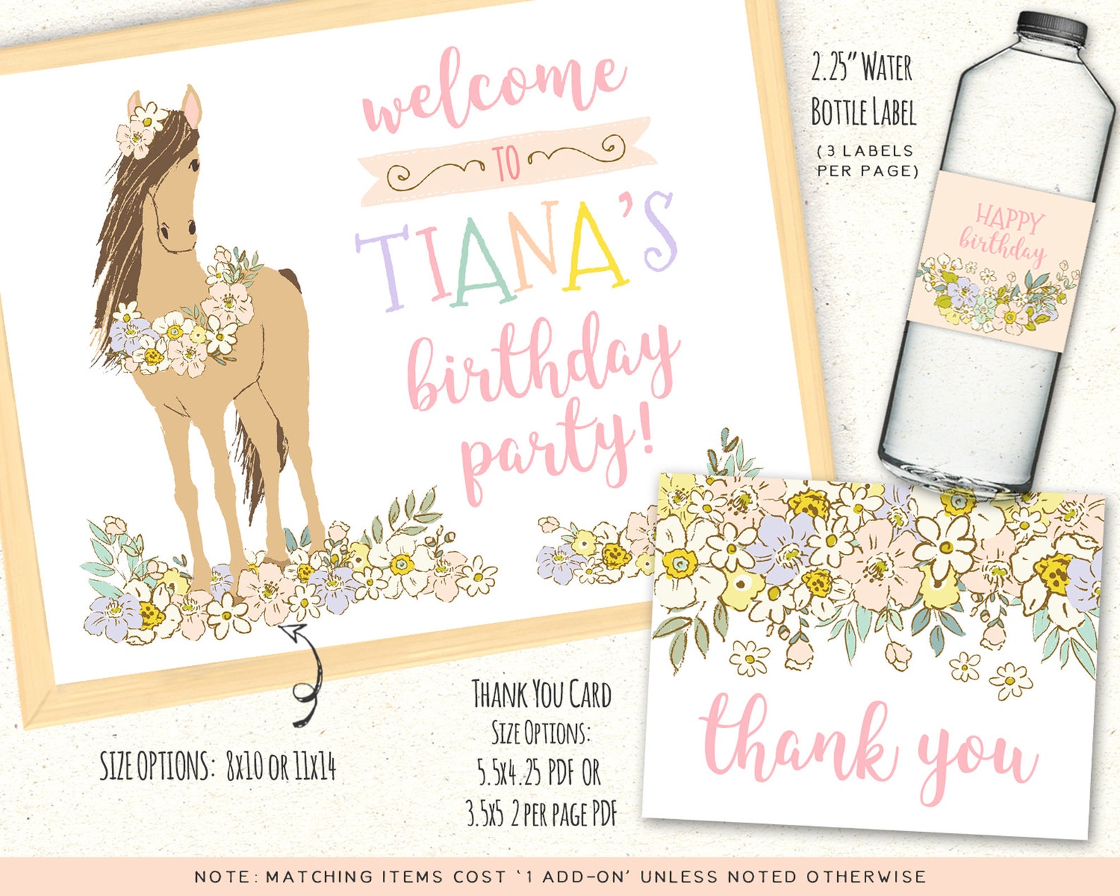 Pony Party Printables Pony Party Decorations Horse Party - Etsy