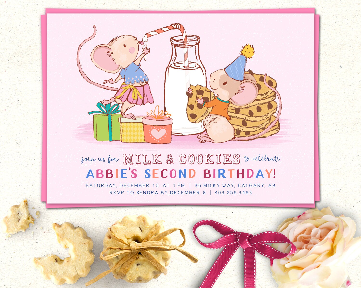 Milk and Cookies Invitation Cookies and Milk Party - Etsy Canada