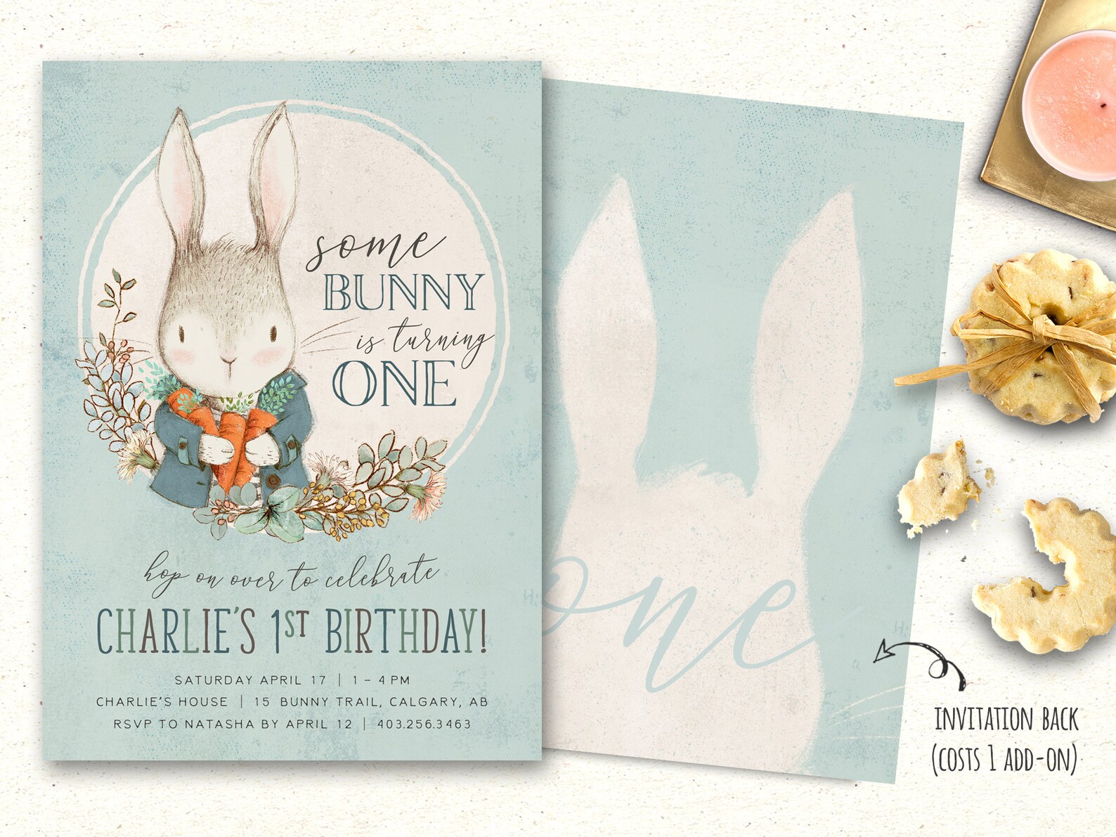 Bunny Invitation Peter Rabbit Invitation Bunny Party - Etsy Canada