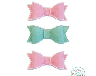 Bows and clothes embroidery | Etsy