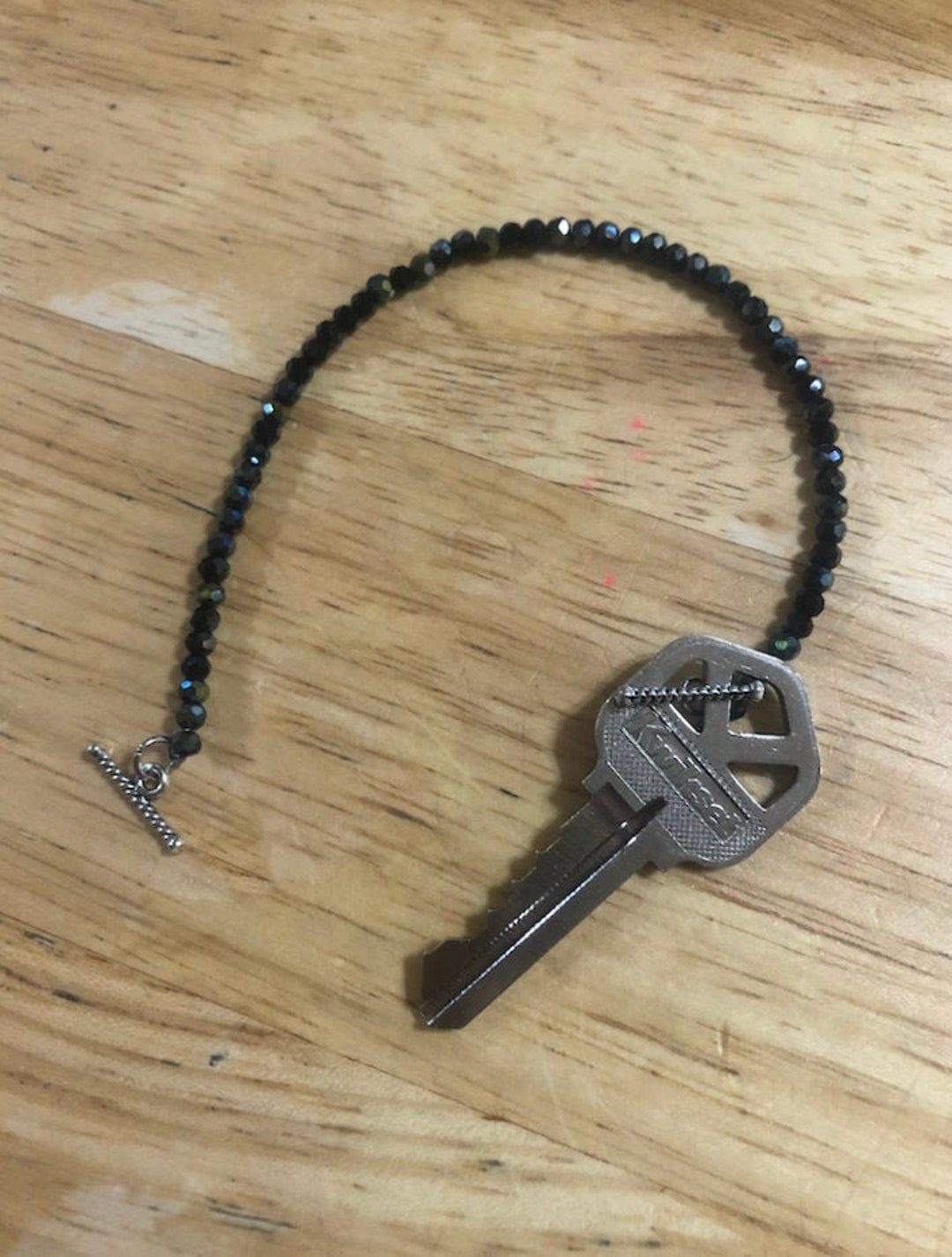 Shabbos Key Bracelet: Beaded Key Holder - Etsy