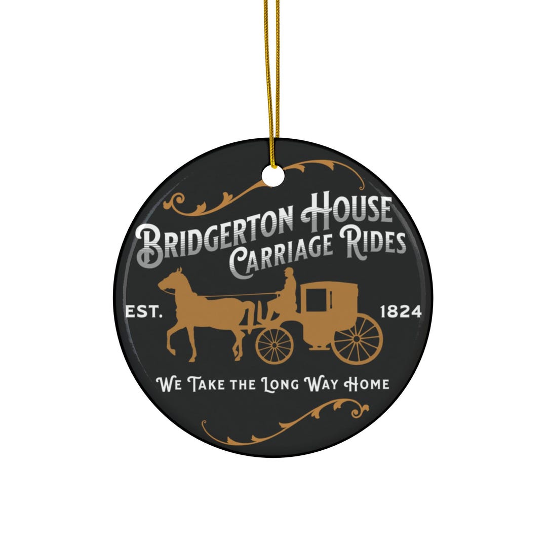 Bridgerton House Carriage Ride Ornament - Etsy