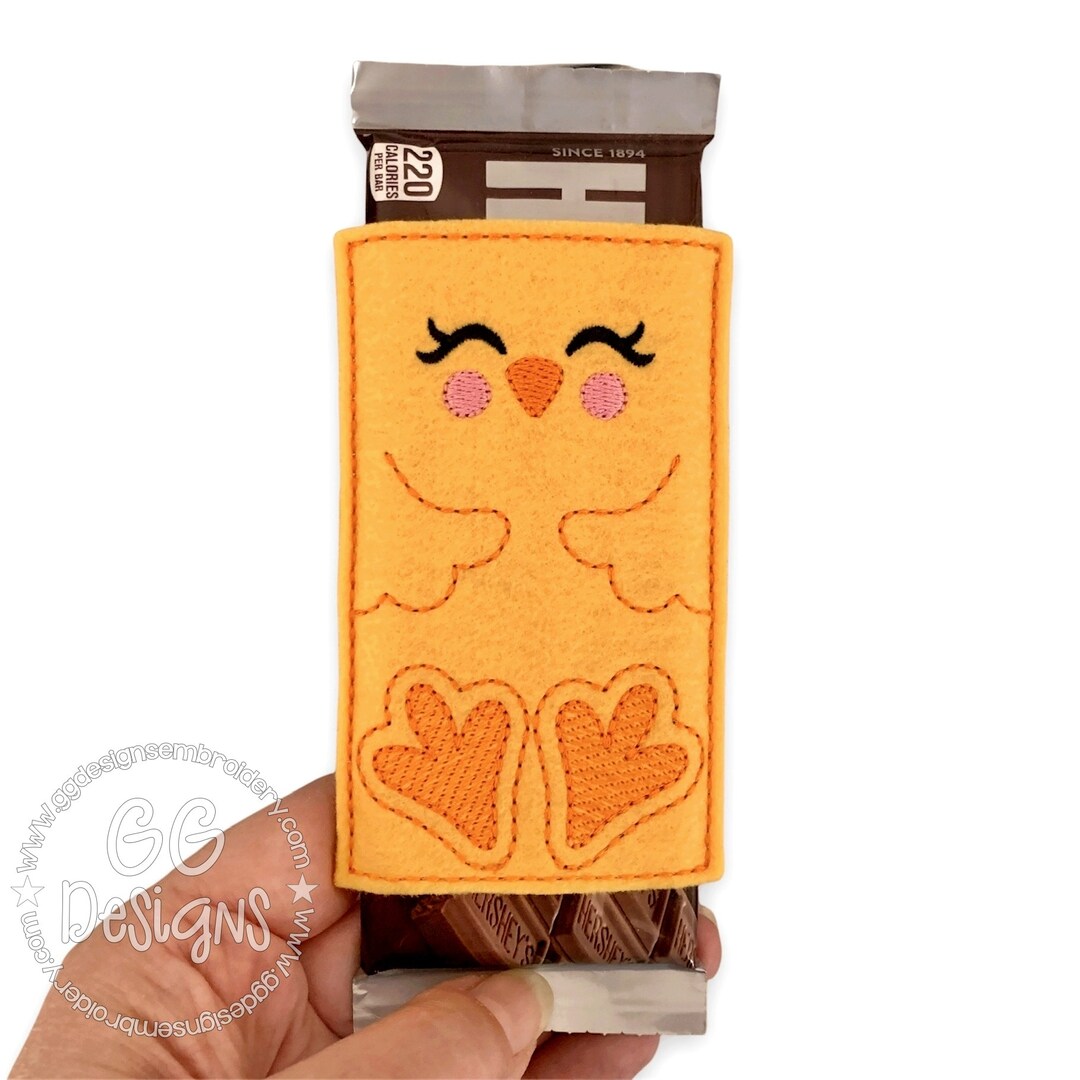 Chicken Candy Bar Slider in the Hoop Machine Embroidery Design - Etsy