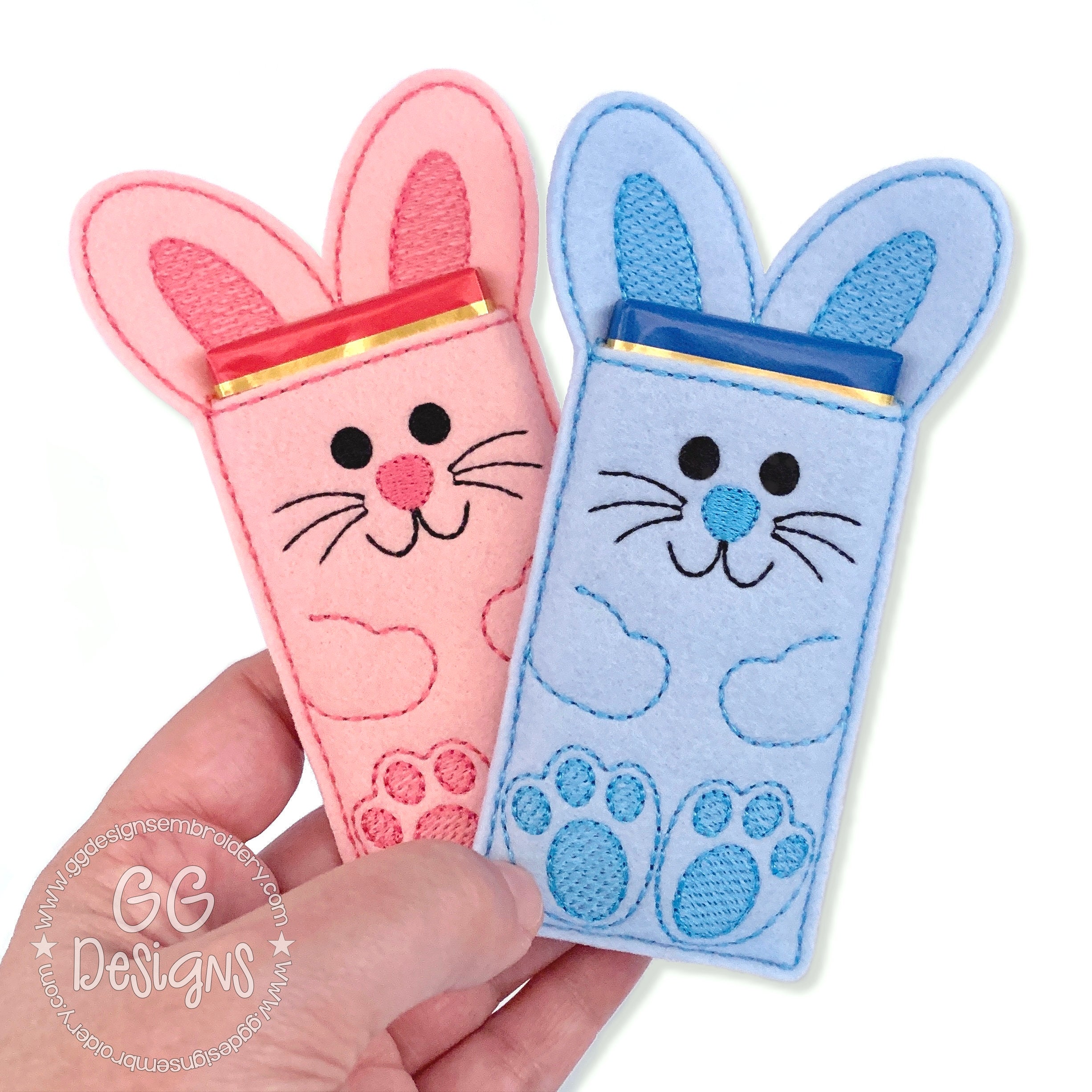 Bunny Chocolate Sleeve in the Hoop Machine Embroidery Design | Etsy