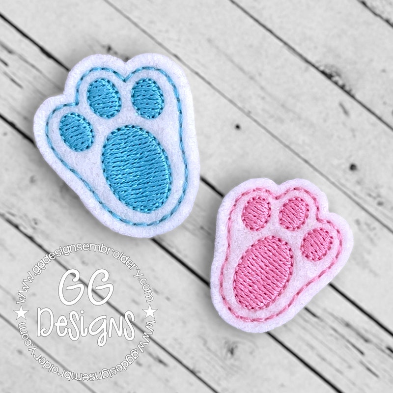 Felt Bunny Feet - Etsy