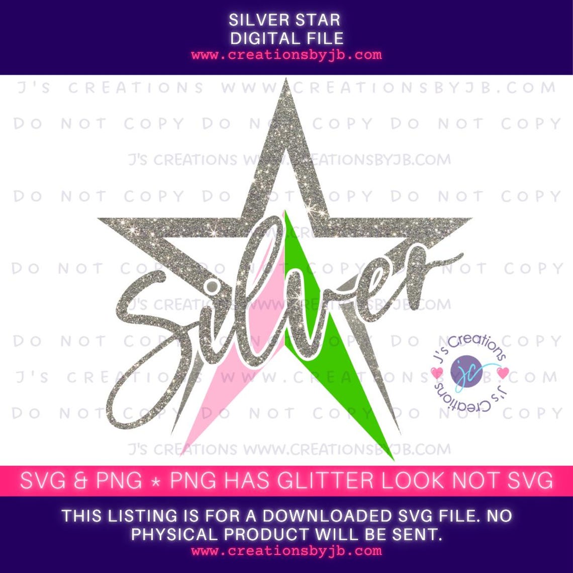 Silver Star AKA, Silver Soror AKA SVG - Etsy