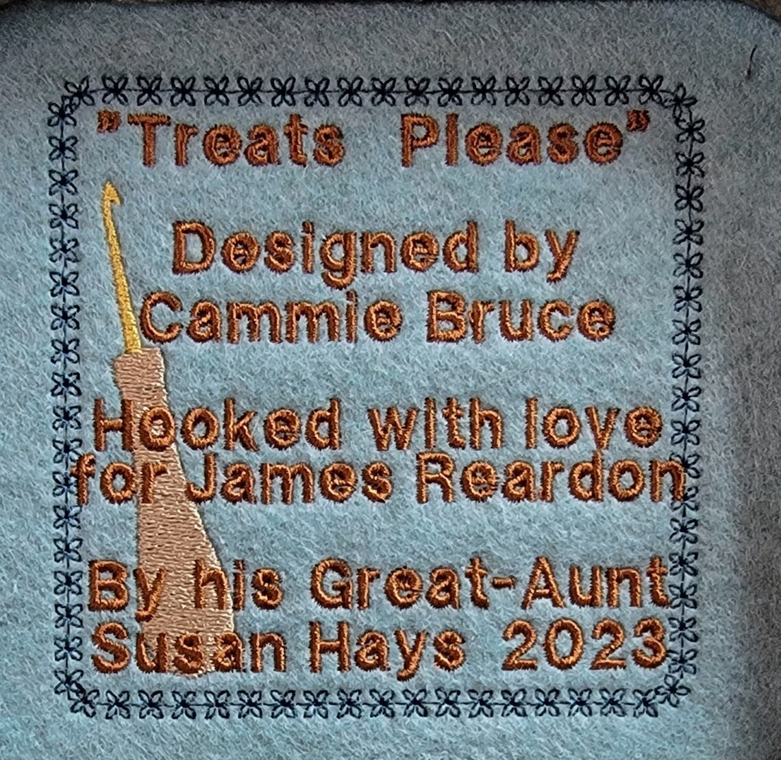 Personalized Hooked Rug Labels Custom Rug Hooking 4 X 4 Machine ...