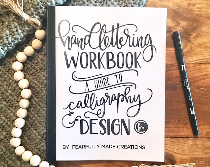 Handlettering Workbook, Hand Lettering Worksheets, Handlettering ...