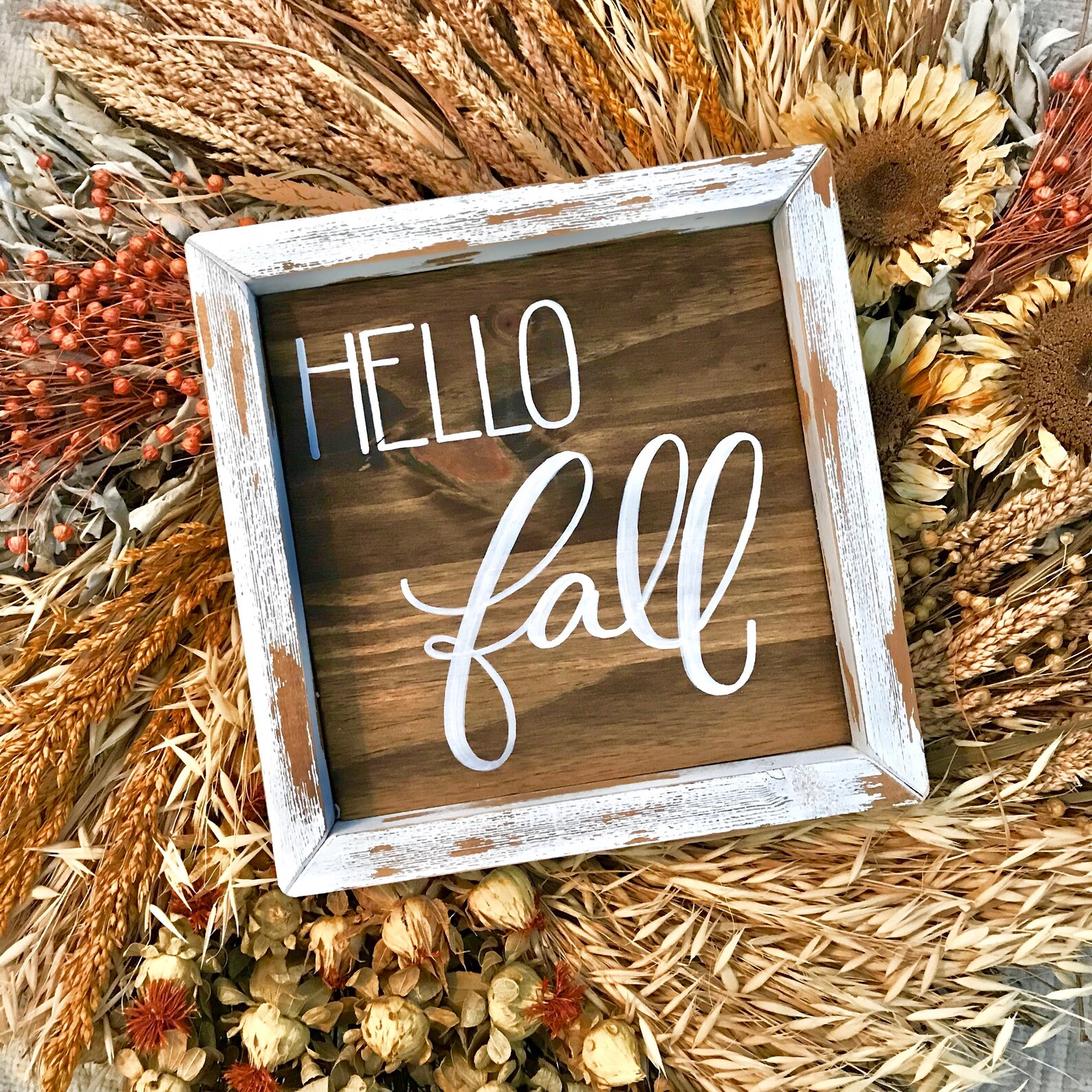 Hello Fall Hello Fall Sign Fall Decor Fall Fall Signs | Etsy