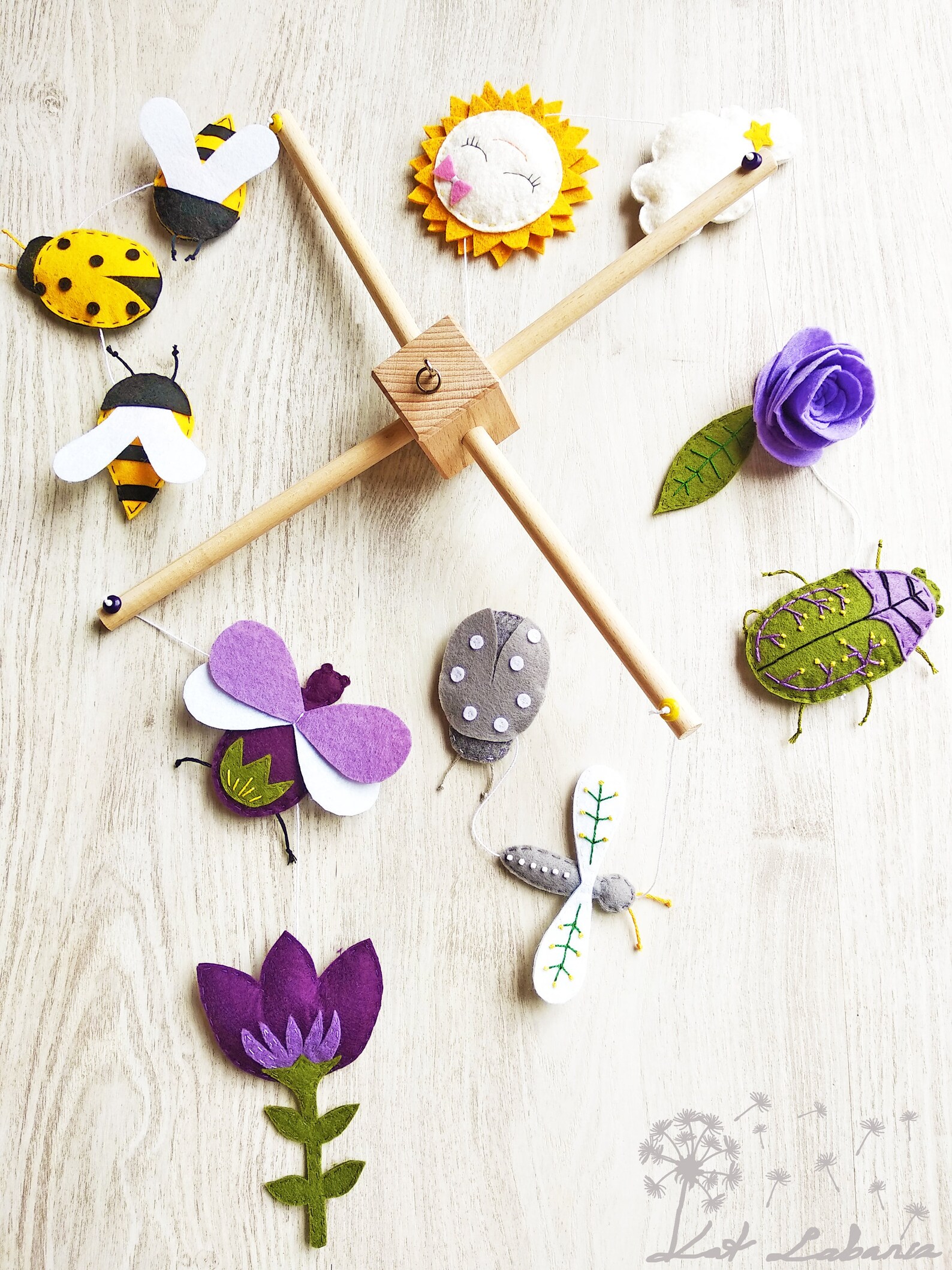 Beetles Baby Mobile Insect Mobile Bugs Decor Nature Nursery - Etsy