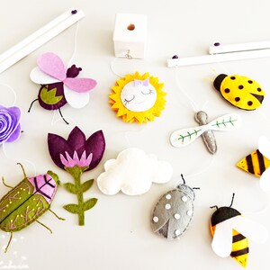 Beetles Baby Mobile Insect Mobile Bugs Decor Nature Nursery - Etsy