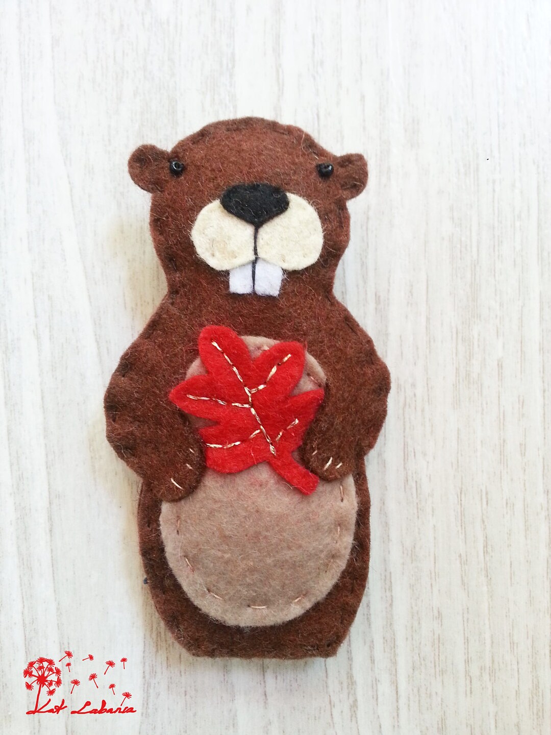 Beaver Ornament, Narnia Beaver, Felt Ornament, Decorative Hanger, Door ...