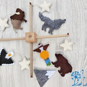 Native American Mobile, Iconic Animal Mobile, Wildlife Art, Tribal ...