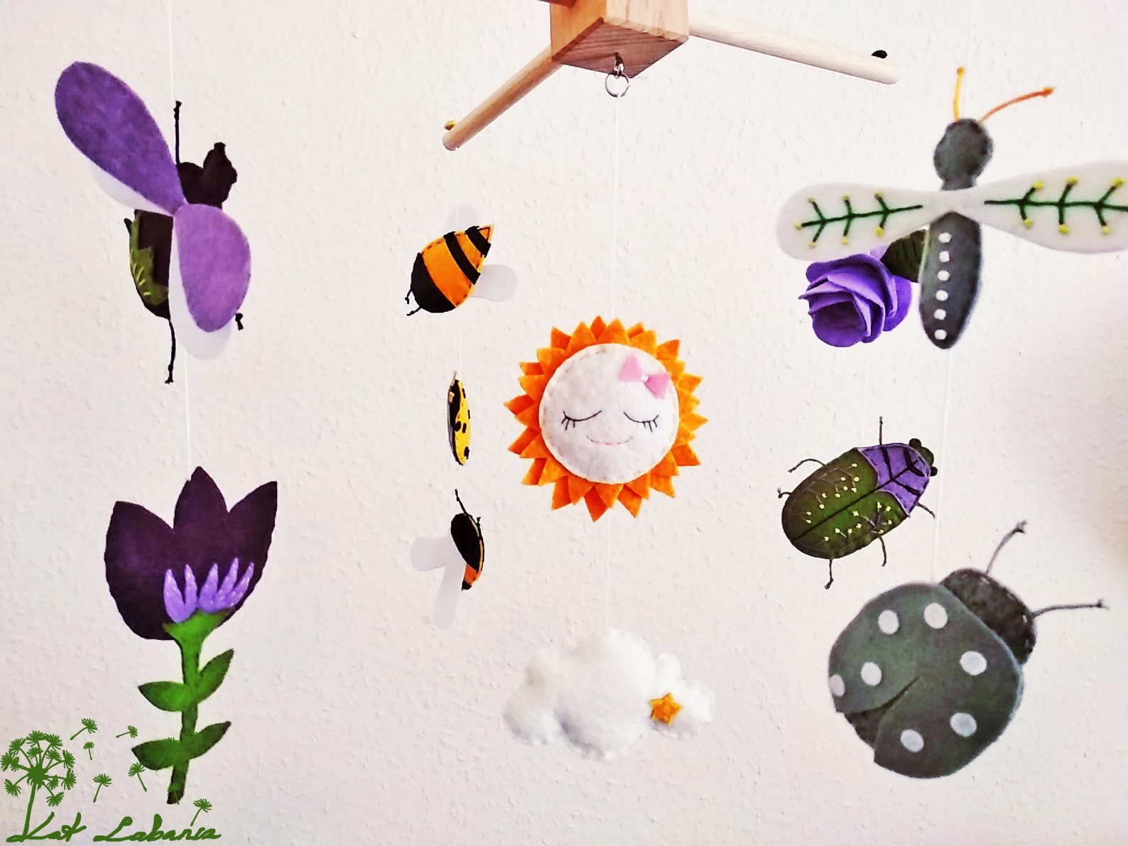 Beetles Baby Mobile Insect Mobile Bugs Decor Nature Nursery - Etsy