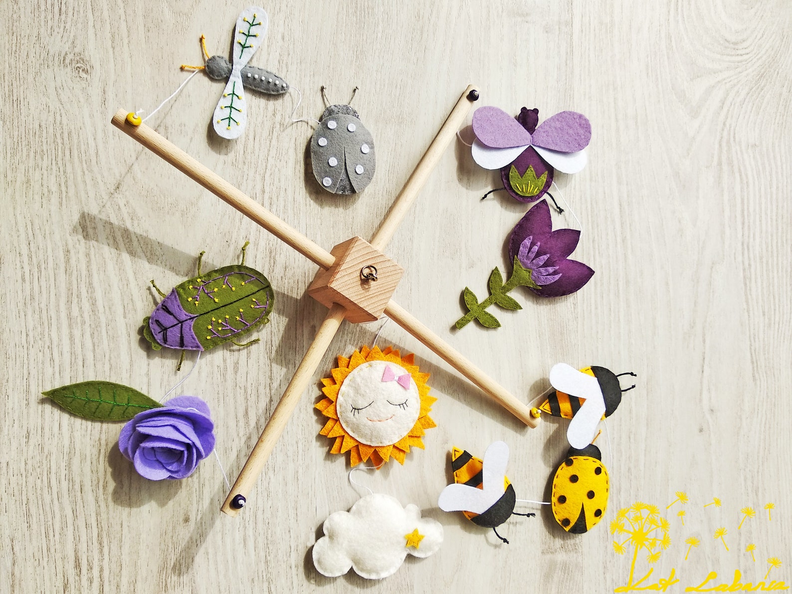 Beetles Baby Mobile Insect Mobile Bugs Decor Nature Nursery - Etsy