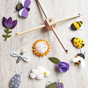 Beetles Baby Mobile Insect Mobile Bugs Decor Nature Nursery - Etsy