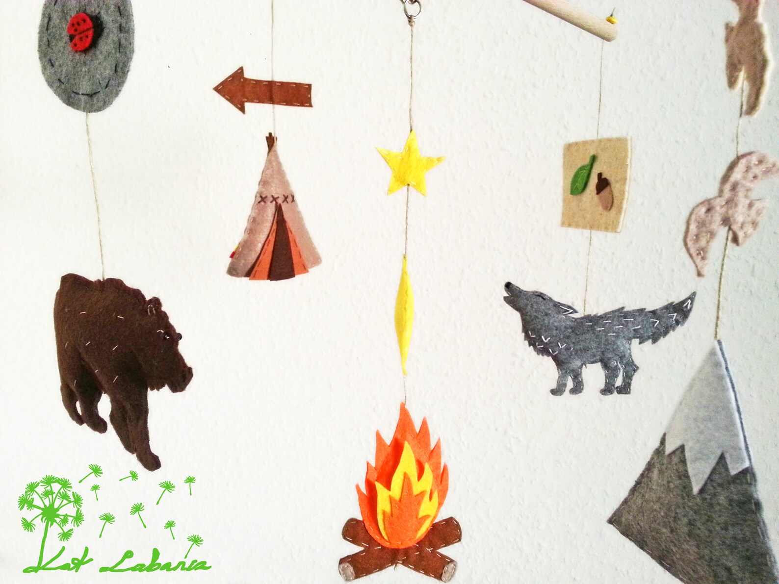 Camping Baby Mobile Adventure Baby Mobile Campfire Mobile | Etsy