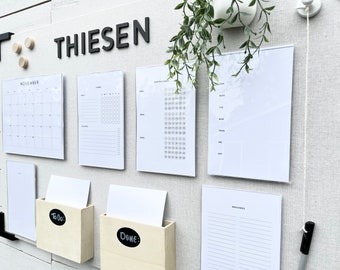 Magnetic Kitchen Command Center - Etsy