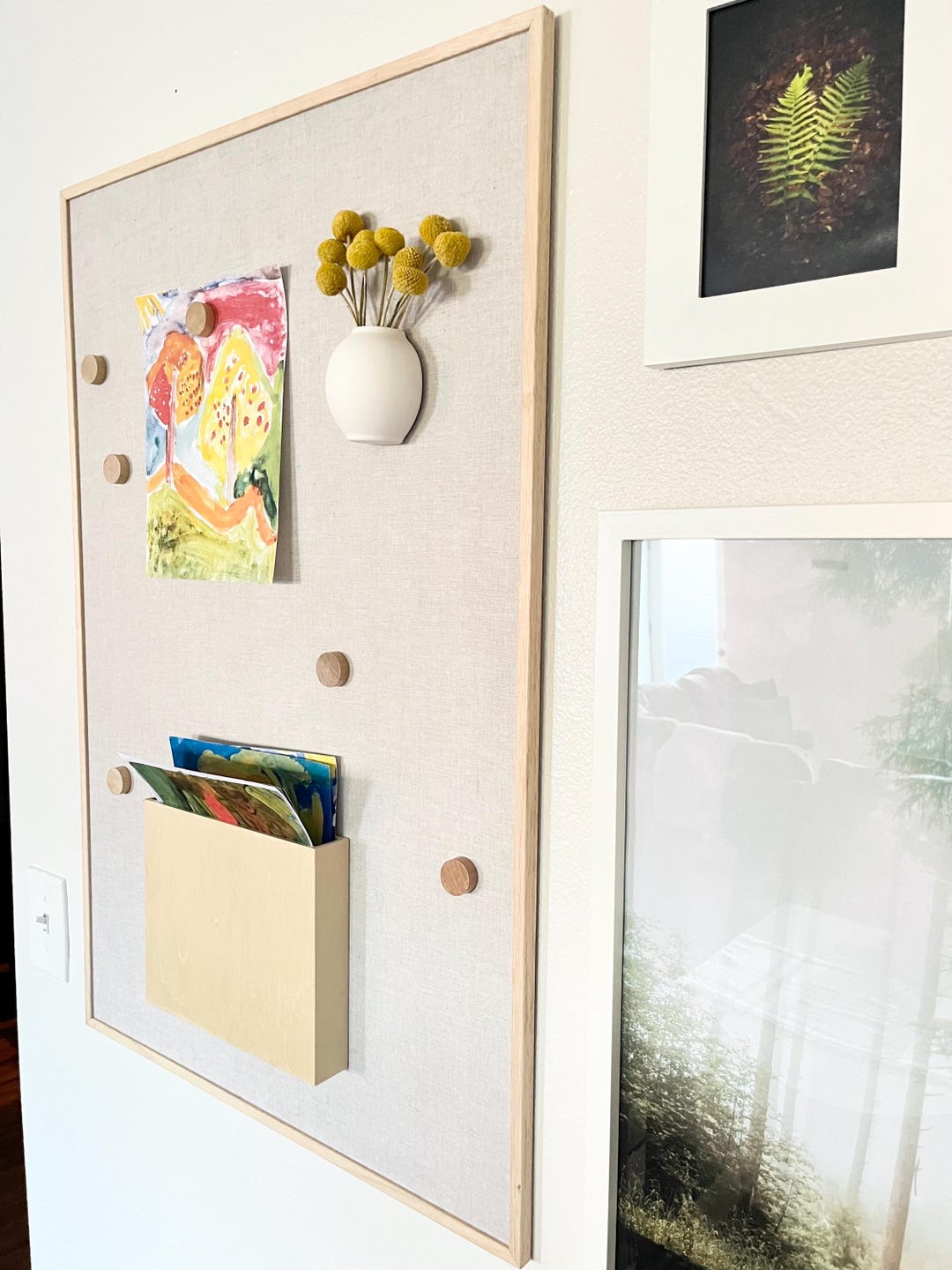 Kids Art Storage and Display Wall Board Children's Room Creative ...