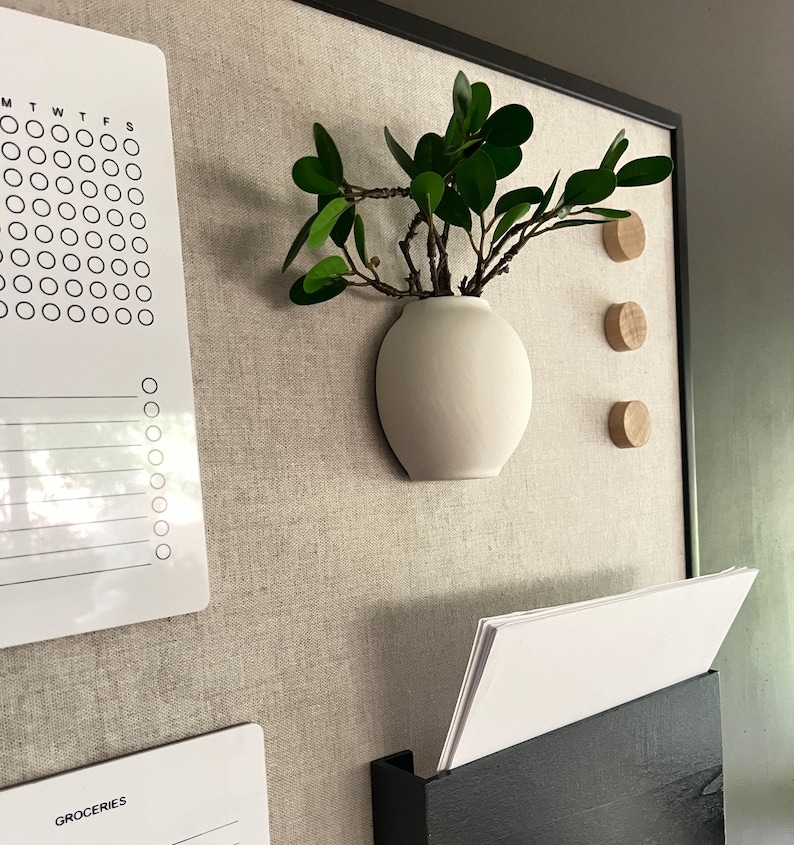 Magnetic Board With Erasable Calendar Dry Erase Organizer Board Home ...