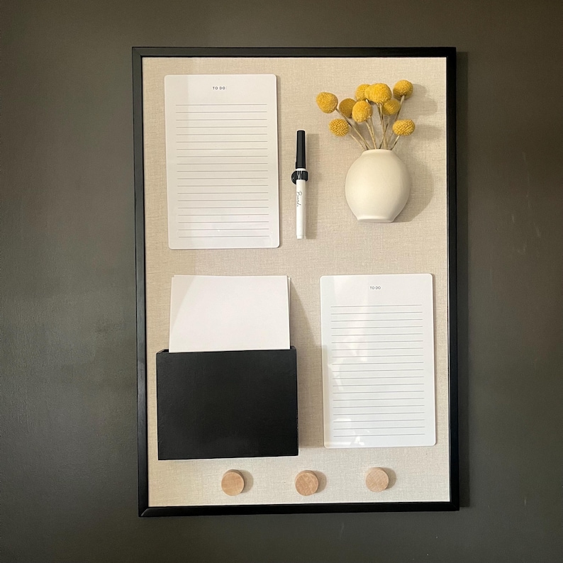 Small Space Wall Board, Modern Organizer Magnetic Schedule, to Do List ...
