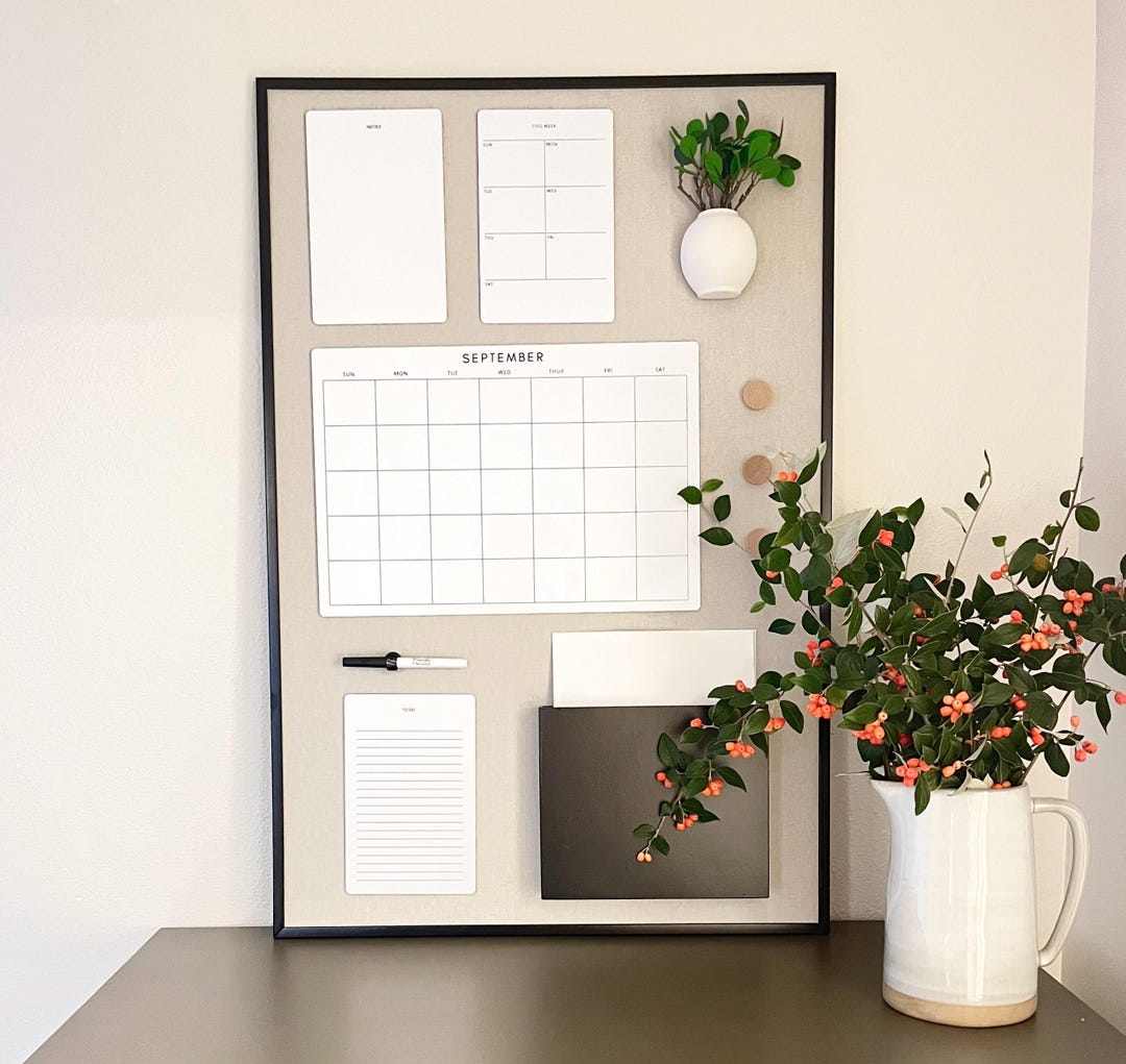 Weekly Schedule and Calendar Center Cute Office for Functional and ...