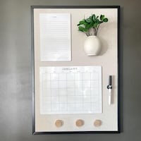 Magnet Board - Barnwood Frame - Etsy