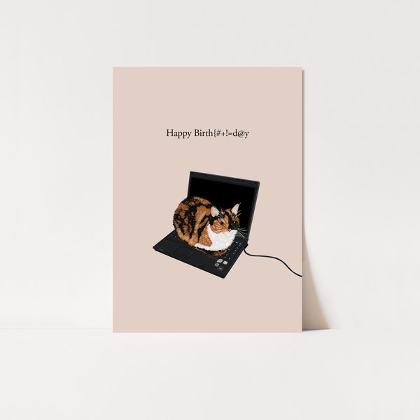 Cat Happy Birthday - Etsy
