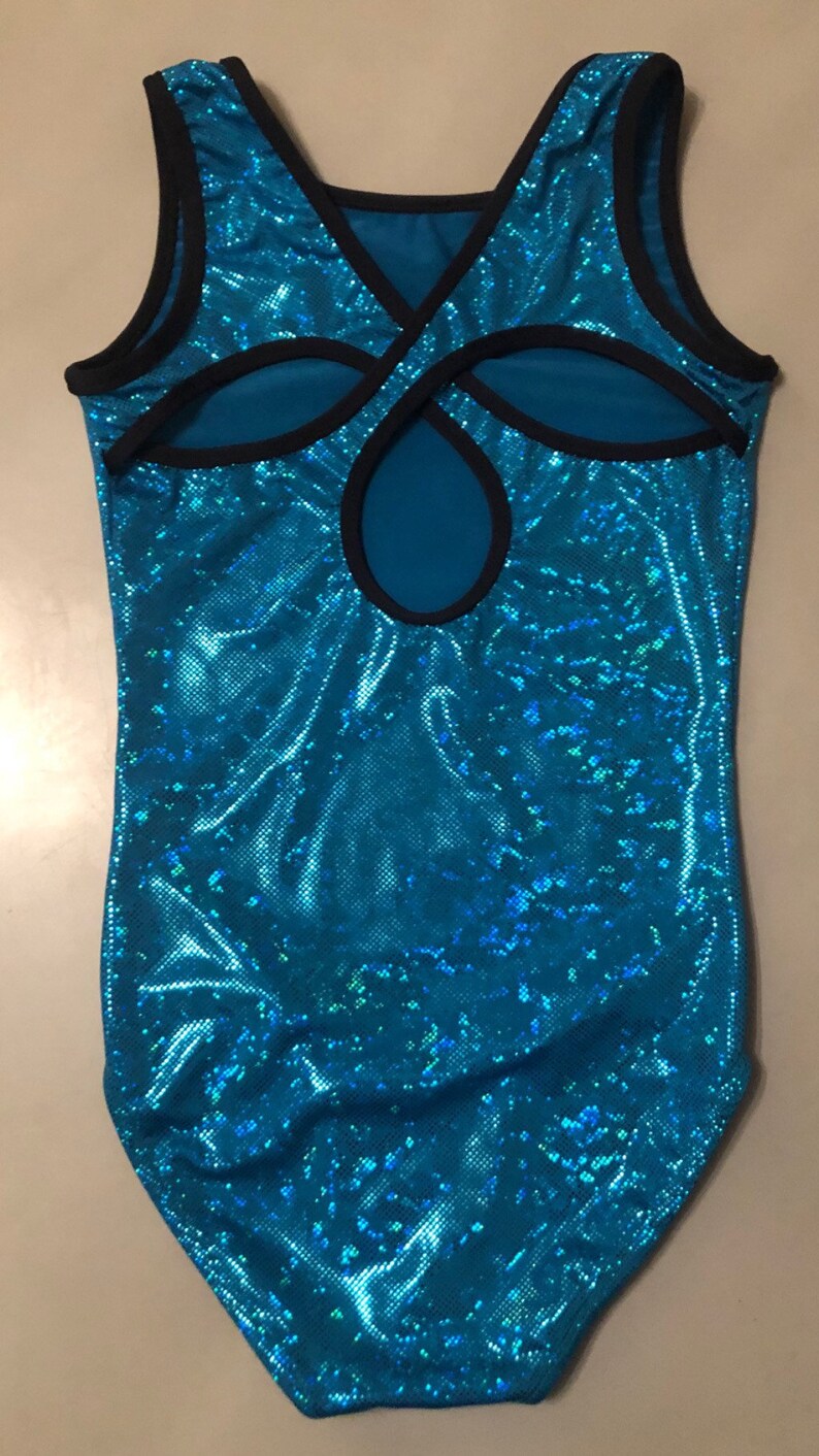 Leotard / Gymnastic Wear / Dance Wear in Sparkling Fabric With - Etsy