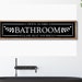 Farmhouse Bathroom Sign Bathroom Wall Decor Rustic Bathroom - Etsy