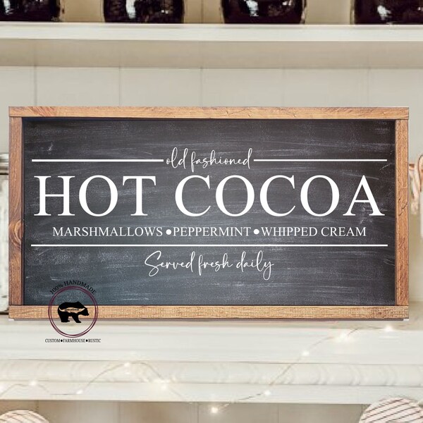 Hot Cocoa Bar Sign - Etsy