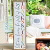 Welcome Skeleton Halloween Porch Leaner Sign, Halloween Front Door ...