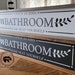 Farmhouse Bathroom Sign Bathroom Wall Decor Rustic Bathroom - Etsy