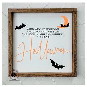 When Witches Go Riding Sign Halloween Witch Sign Halloween - Etsy