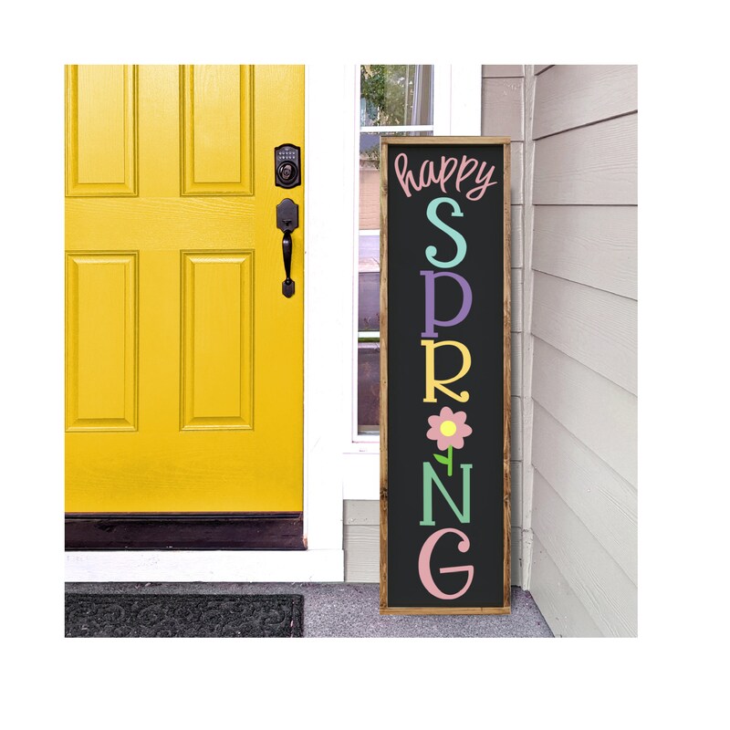 Spring Porch Sign - Etsy