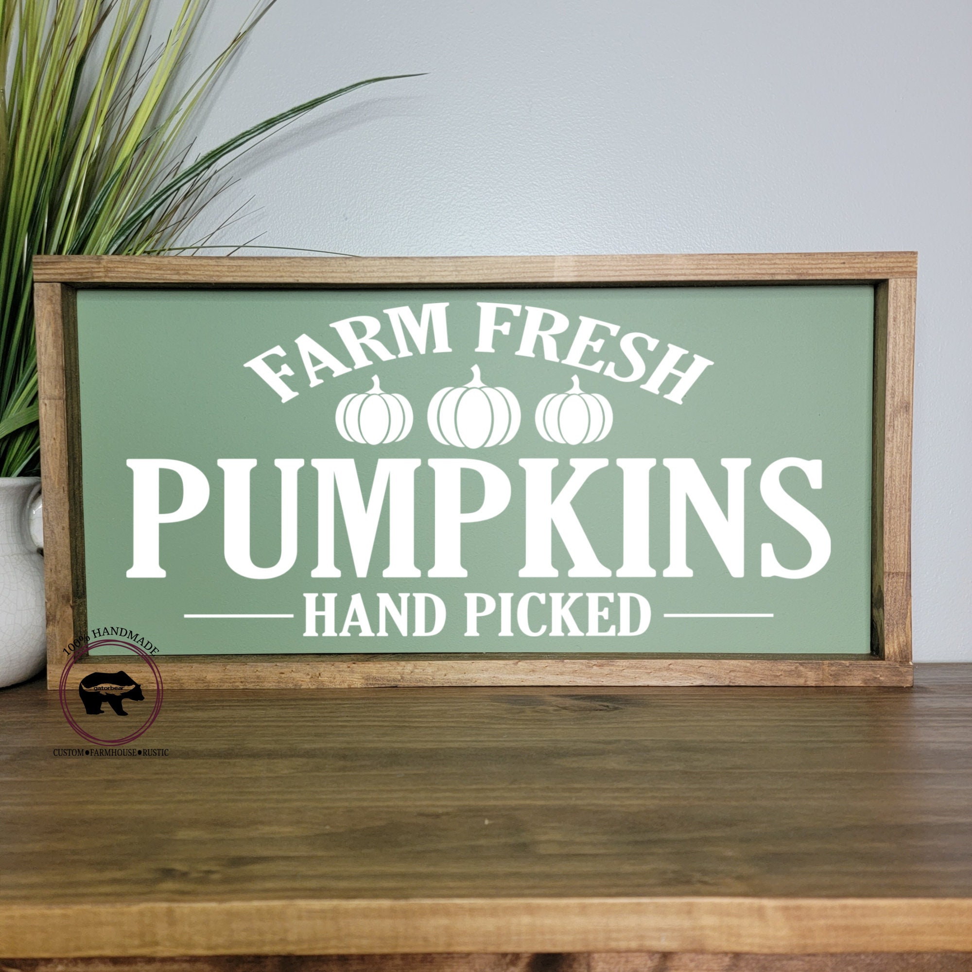 Farm Fresh Pumpkins Sign Pumpkin Wood Sign Rustic Fall Sign - Etsy