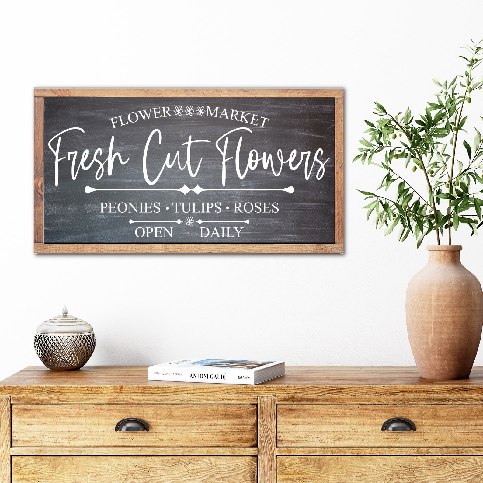 Fresh Cut Flowers Sign Flower Market Sign Farmhouse Spring - Etsy