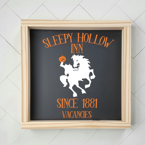 Sleepy Hollow Inn Sign Headless Horsemen Sign Haunted Decor - Etsy