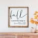 Fall is Proof That Change is Beautiful Sign, Rustic Fall Wood Sign ...