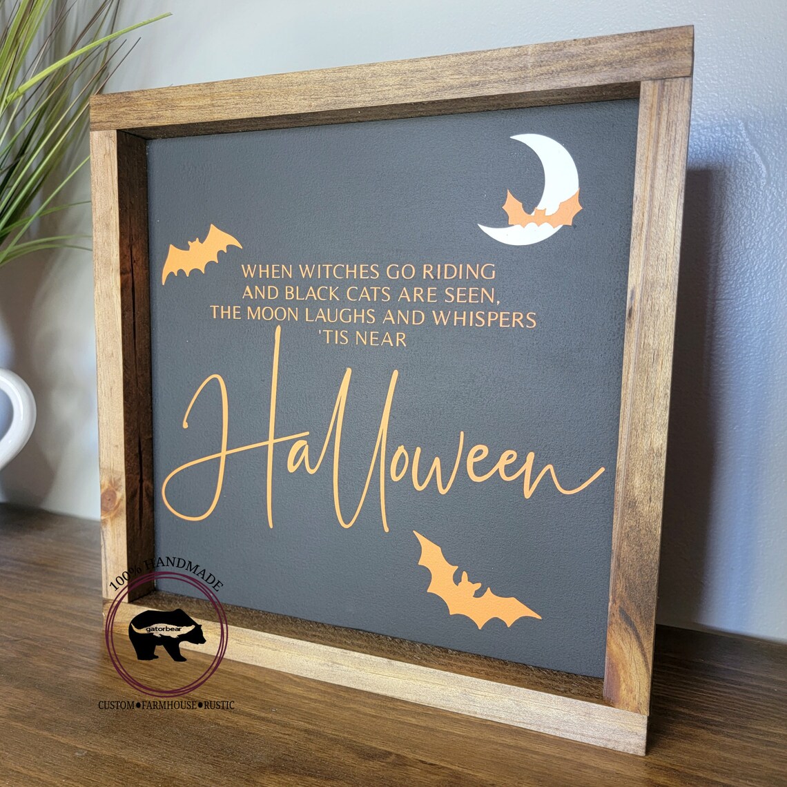 When Witches Go Riding Sign Halloween Witch Sign Halloween - Etsy