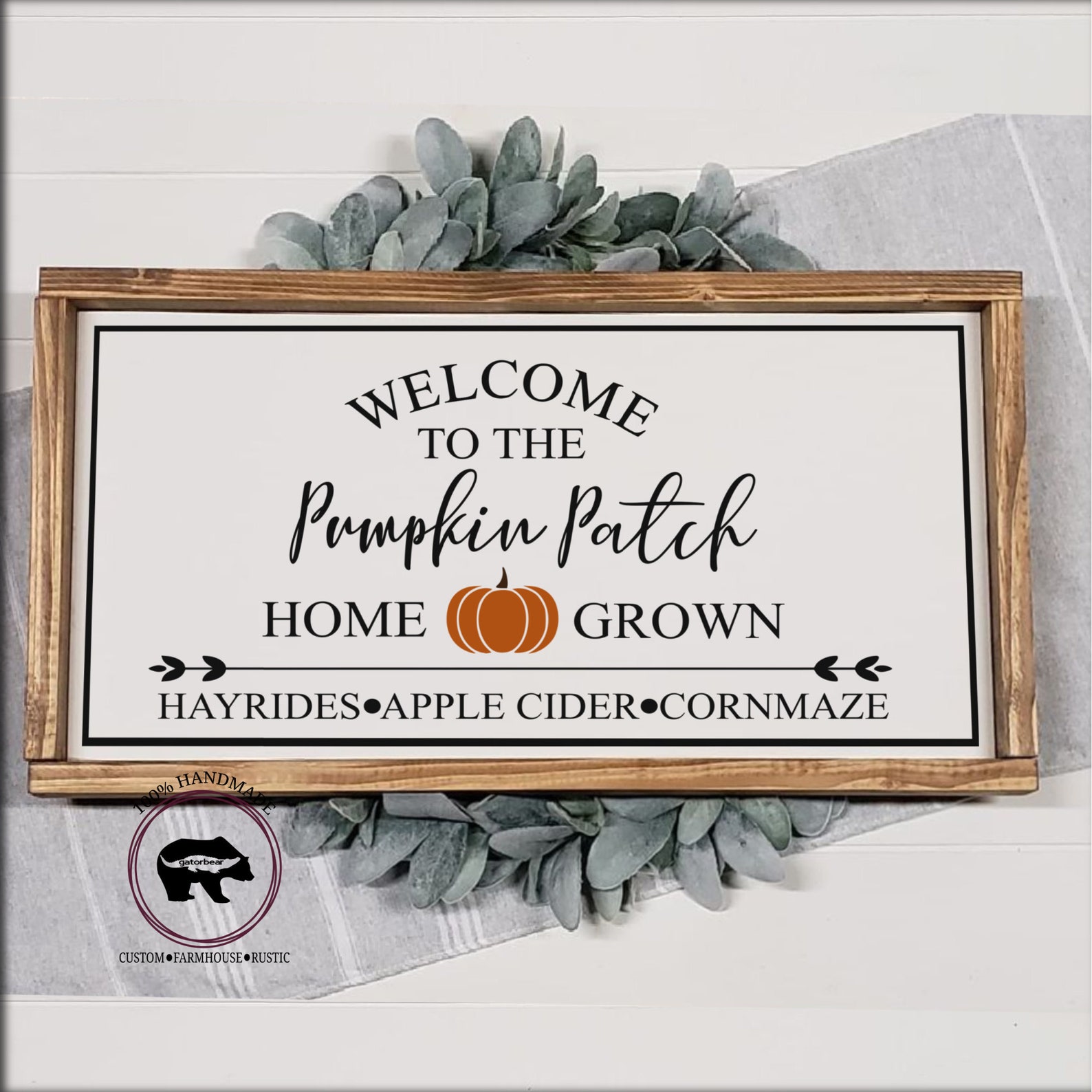 Welcome to the Pumpkin Patch Sign Pumpkin Patch Sign Fall - Etsy