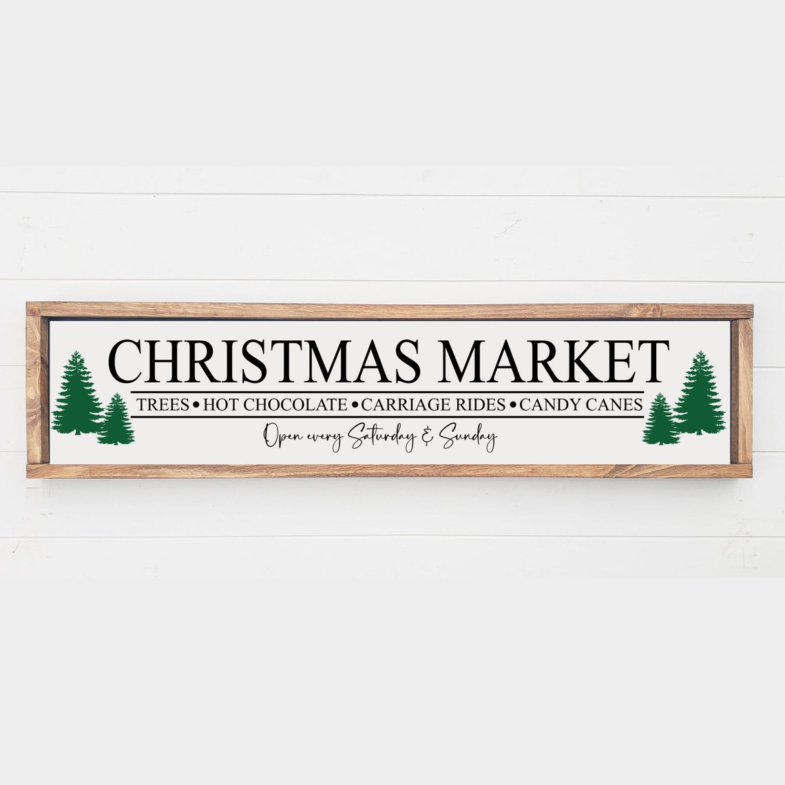 Christmas Market Sign Christmas Tree Farm Sign Farmhouse - Etsy