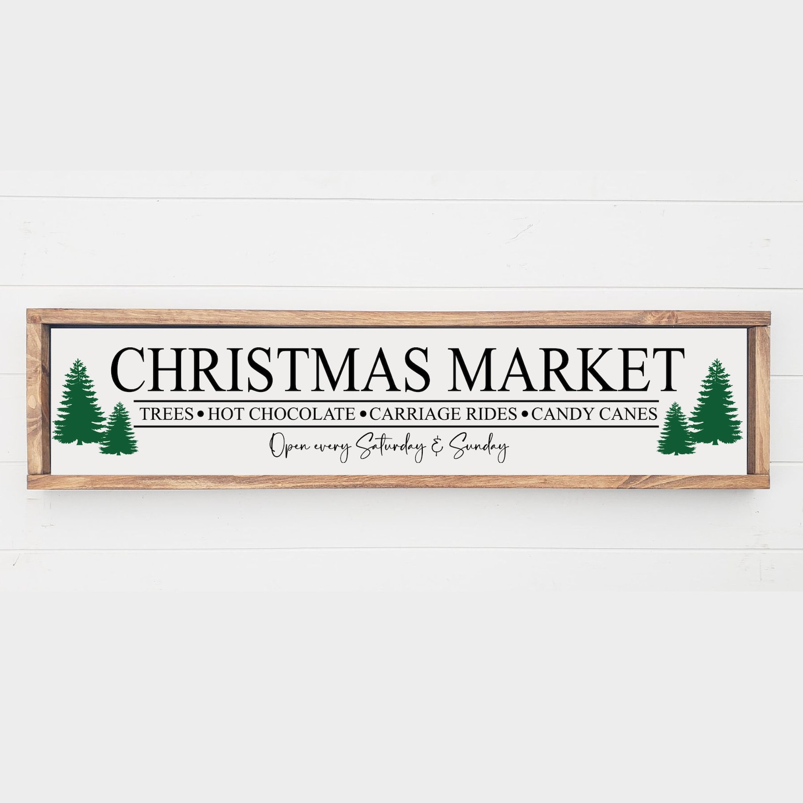 Christmas Market Sign Christmas Tree Farm Sign Farmhouse - Etsy