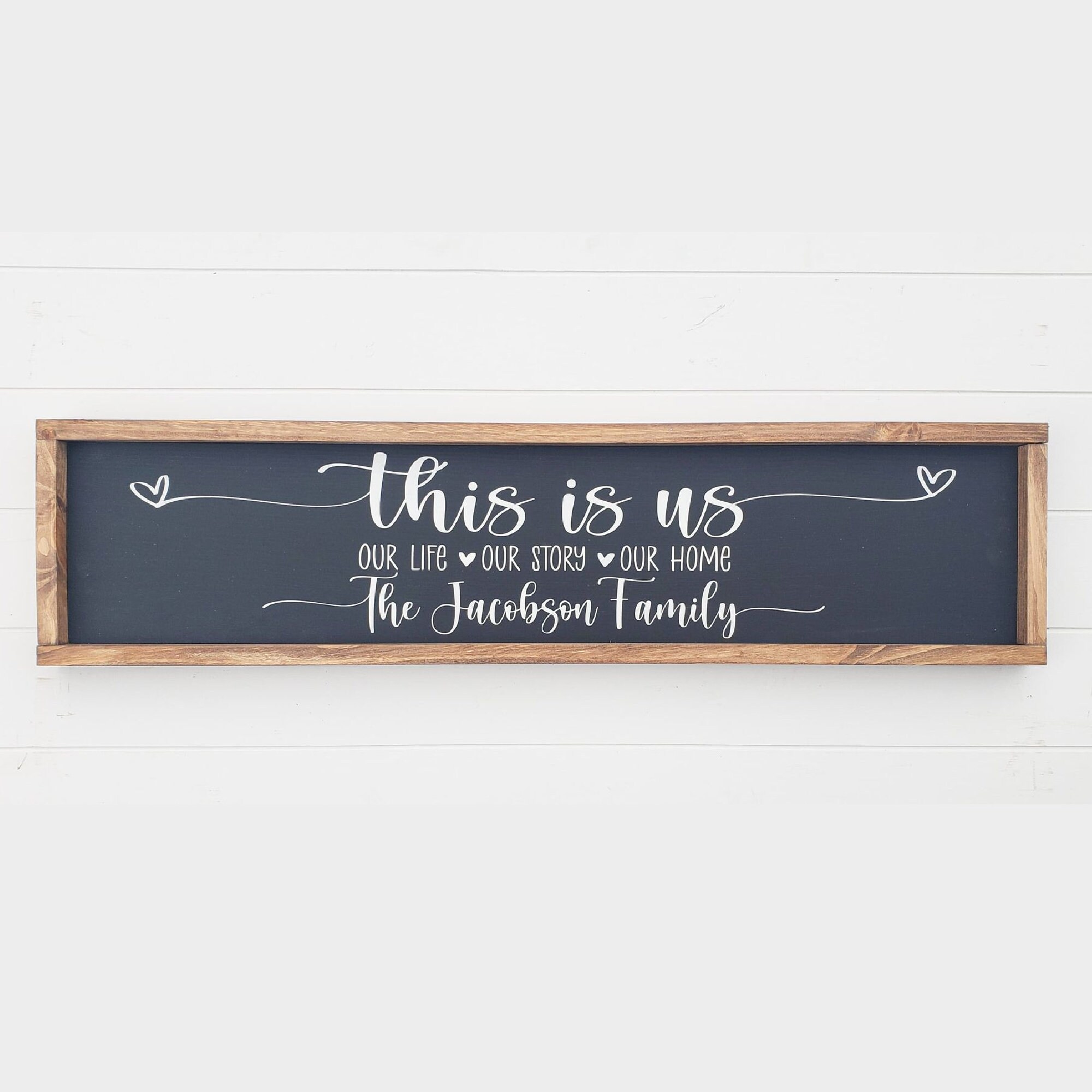 This is us family sign personalized this is us sign | Etsy