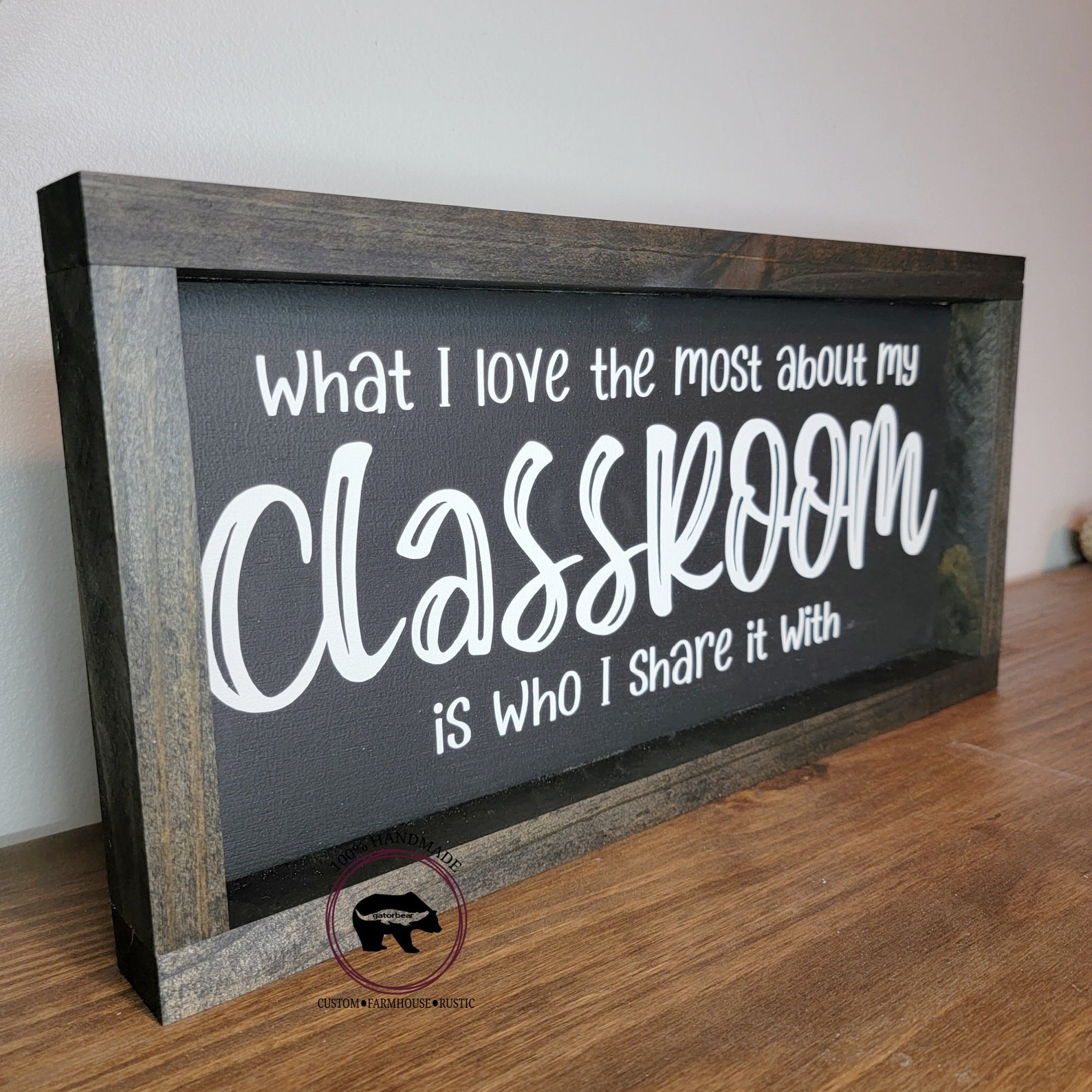 What I Love Most About My Classroom is Who I Share It With - Etsy