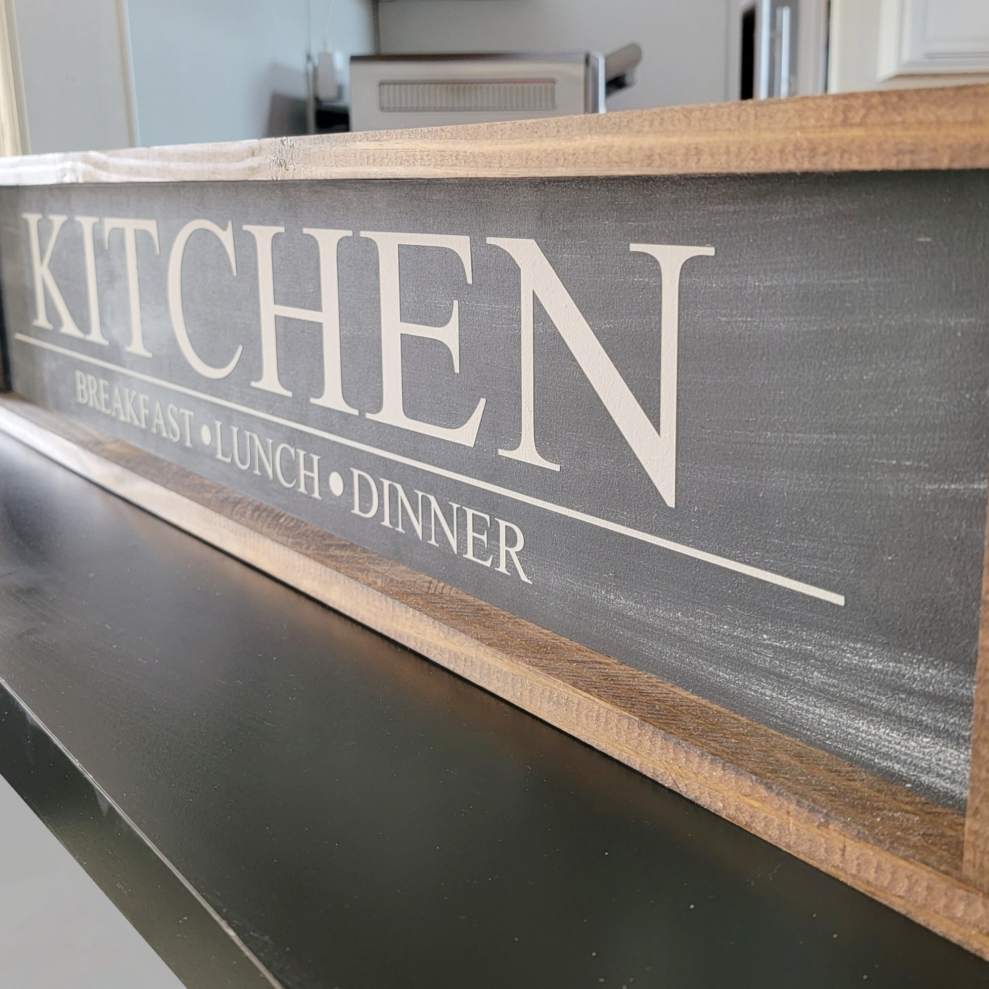 Farmhouse Kitchen Sign - Rustic Kitchen Decor - Self Serve Kitchen Sign ...