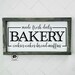 Bakery Sign, Kitchen Bakery Sign, Farmhouse Kitchen Sign, Wood Bakery ...